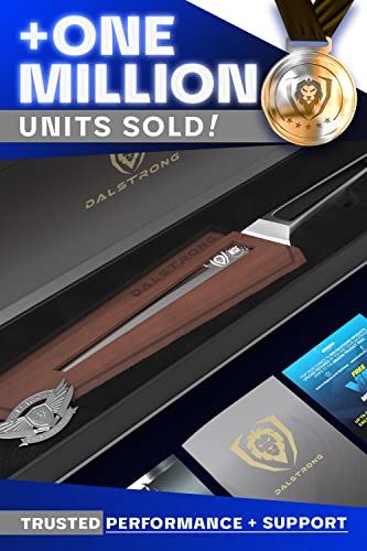 Dalstrong Chef Knife - 8 inch - Crusader Series - Forged High-Carbon German Stainless Steel - w/Magnetic Sheath - Kitchen Knife - NSF Certified