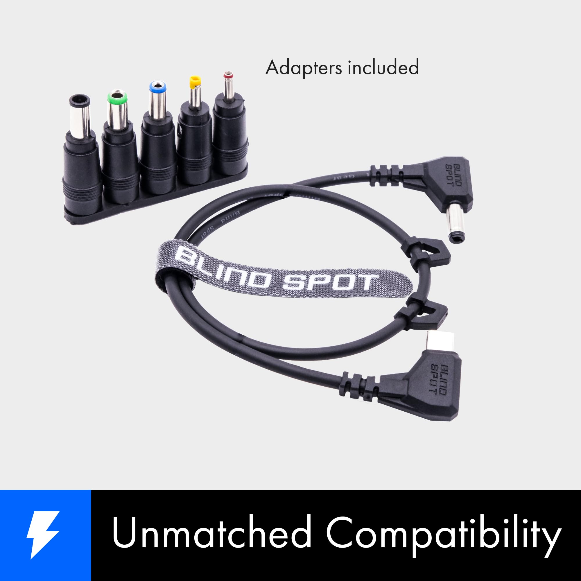 Blind Spot - Power Pipe Version 2-12 Volt Trigger Cable - USBC to 12V - Create a 12 Volt Battery, 12 Volt USB Outlet Using PD USBC Power Banks - Turn Your Power Bank into a 12 Volt Power Supply