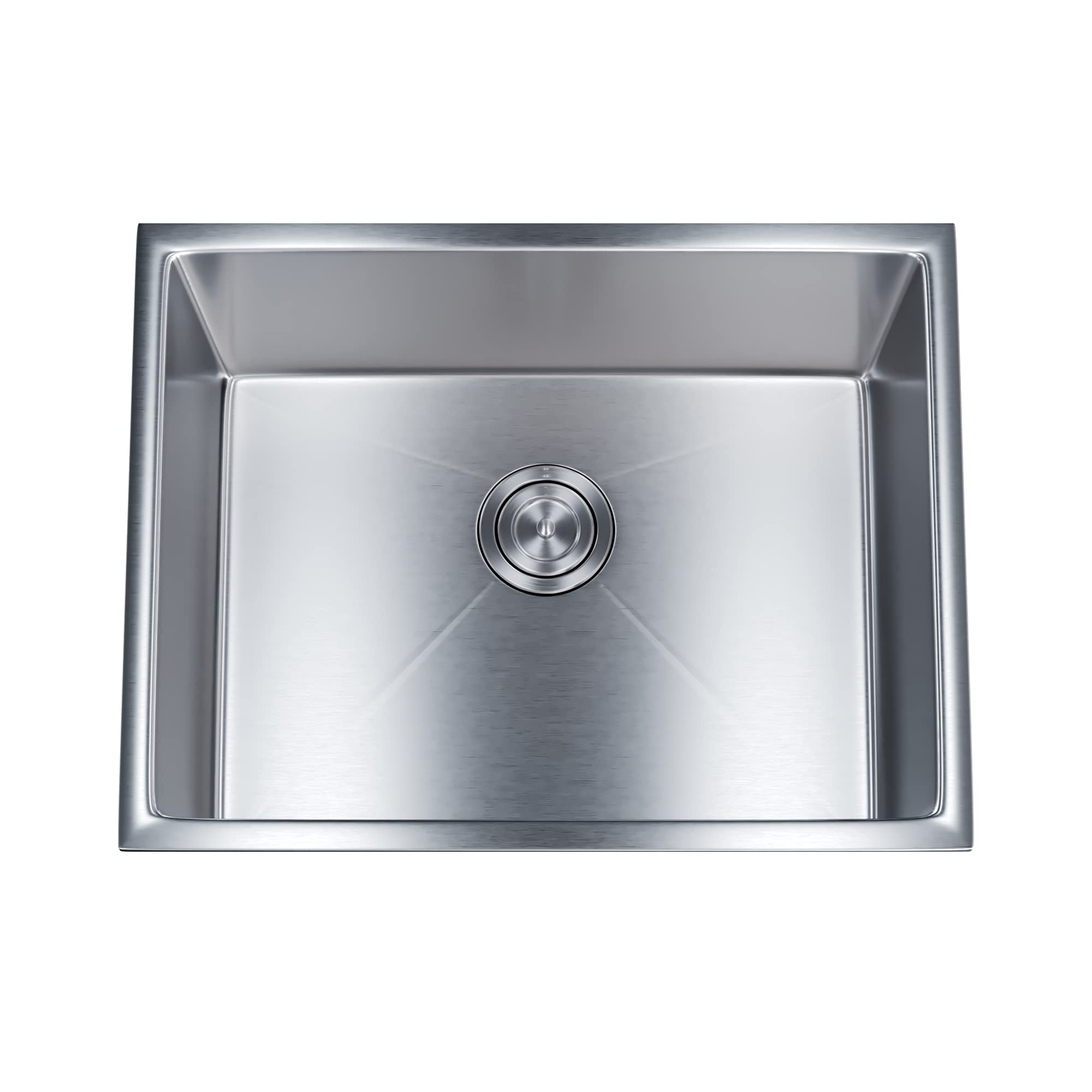 Dowell 9" Deep Undermount Single Bowl 23x18 Stainless Steel Kitchen Sink (18 Gauge, 6005 2318)