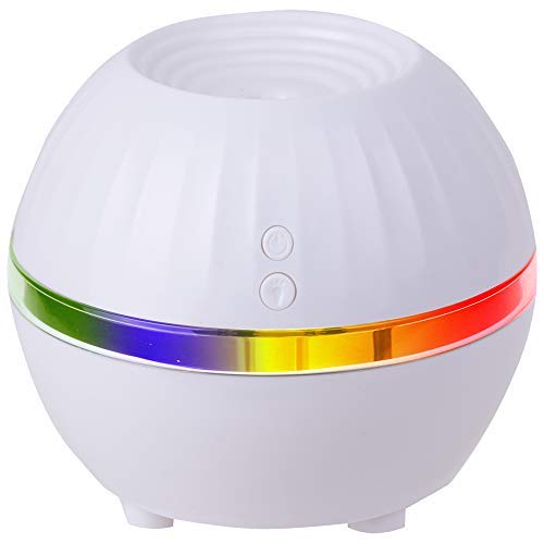 Air Innovations Ultrasonic Cool Mist Personal Humidifier LED Mood Light Model AI-100β Travel Size β for Small Rooms Up to 150 sq. ft. (White)