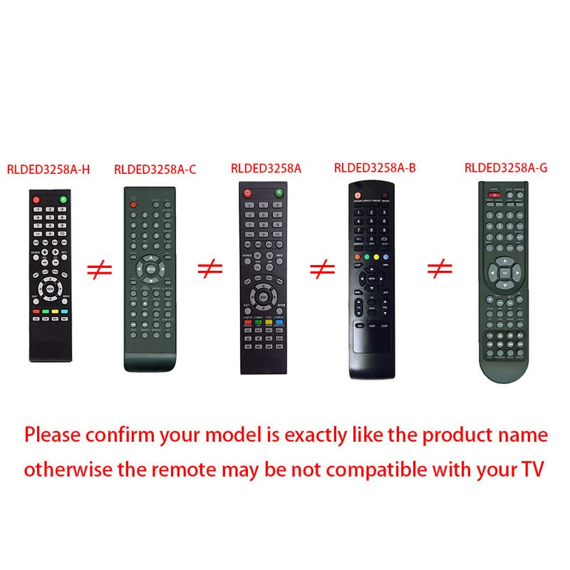 HCDZ Replacement Remote Control for ProScan PLDED5068A-S PLEDV2213B PLD3283C PLED2243A-G PLED2694A PLCD3956A LED LCD HDTV TV Television