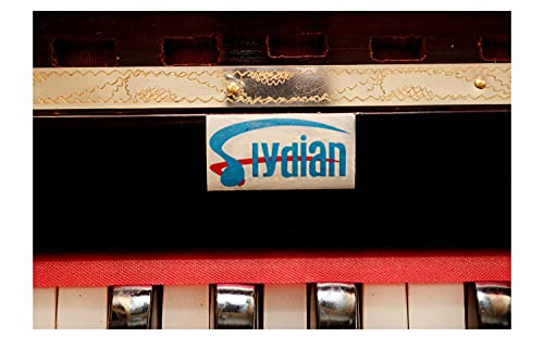 Non Scale Changer Harmonium LYDNSC-1 Concert Folding Auto Push Mohonlal Delux Double Reed 9Stopper 3 1/2 Octaves Burma Teak Wood Brass Work 7 Part Blow With Padding Bag buy only from LYDIAN