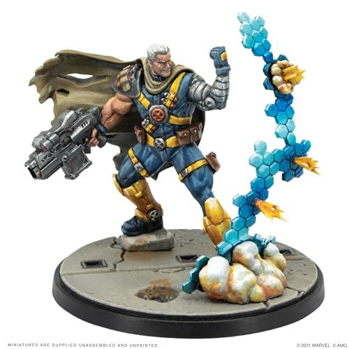 Marvel: Crisis Protocol Domino & Cable Character Pack - Unleash The Power of Two Extraordinary Mutants! Tabletop Superhero Game, Ages 14+, 2 Players, 90 Minute Playtime, Made by Atomic Mass Games