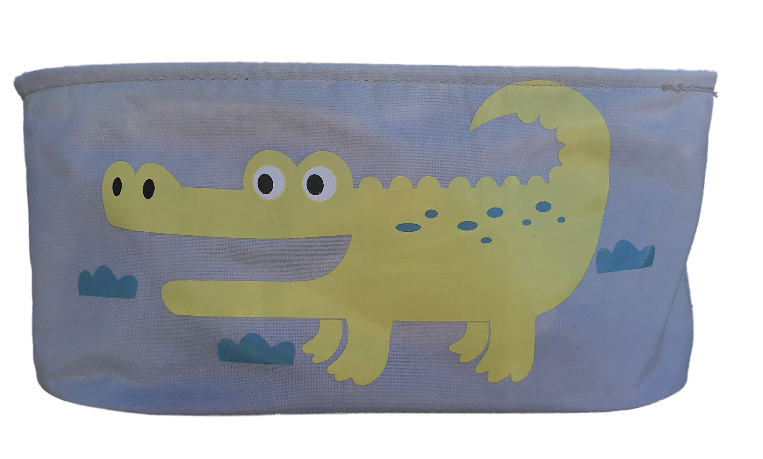 Baby stroller organizer bag Beautiful Animal Designs with Hook & Loop Fasteners Trolley Universal Storage Carriage Bag (Crocodile)