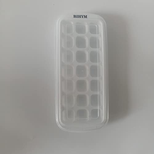 BIHYM Ice cube moulds,Ice Cube Trays with Lids Easy Release.