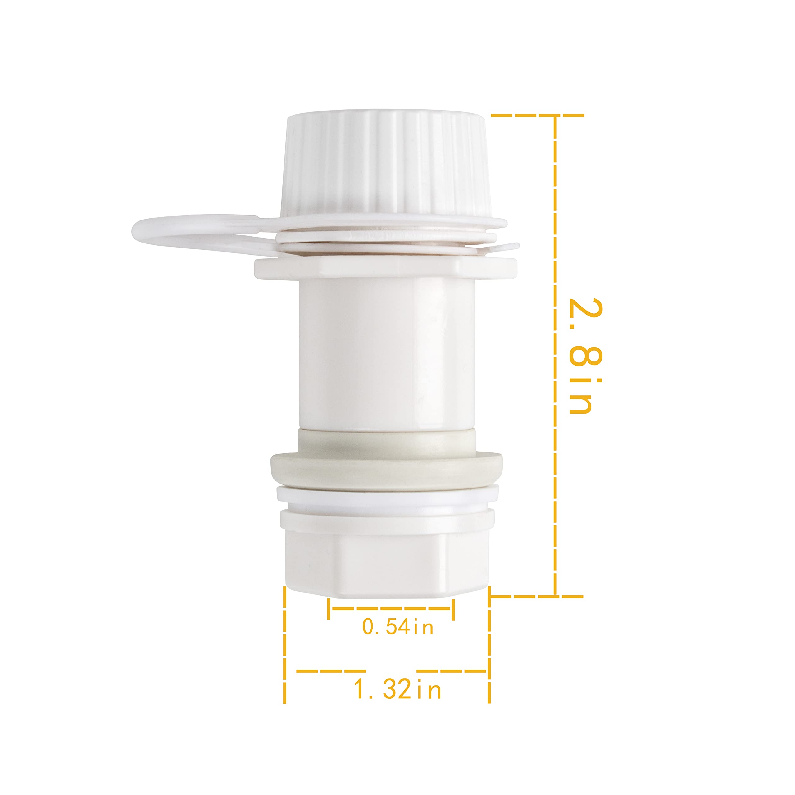 LBB-Parts Cooler Drain Plug Replacement for Igloo Cooler Ice Chest, Blue Plastic Drain Plug