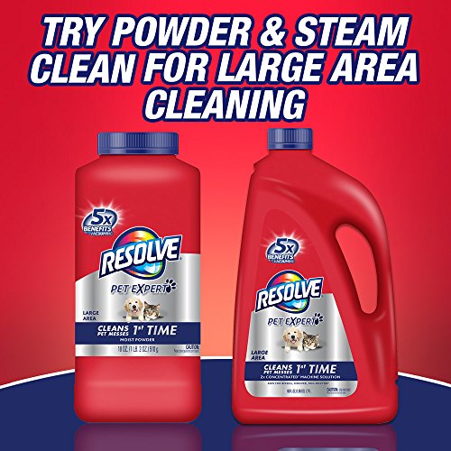 Resolve Pet High Traffic Carpet Foam, Cleans Freshens Softens & Removes Stains, 22 Fl Oz (Pack of 4)