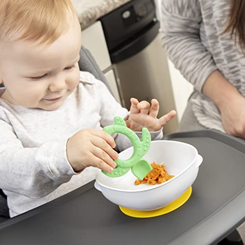Dr. Brown's Silicone Starter Spoon and Teether for Babies and Infants, Turtles, 1 Pack, 4m+