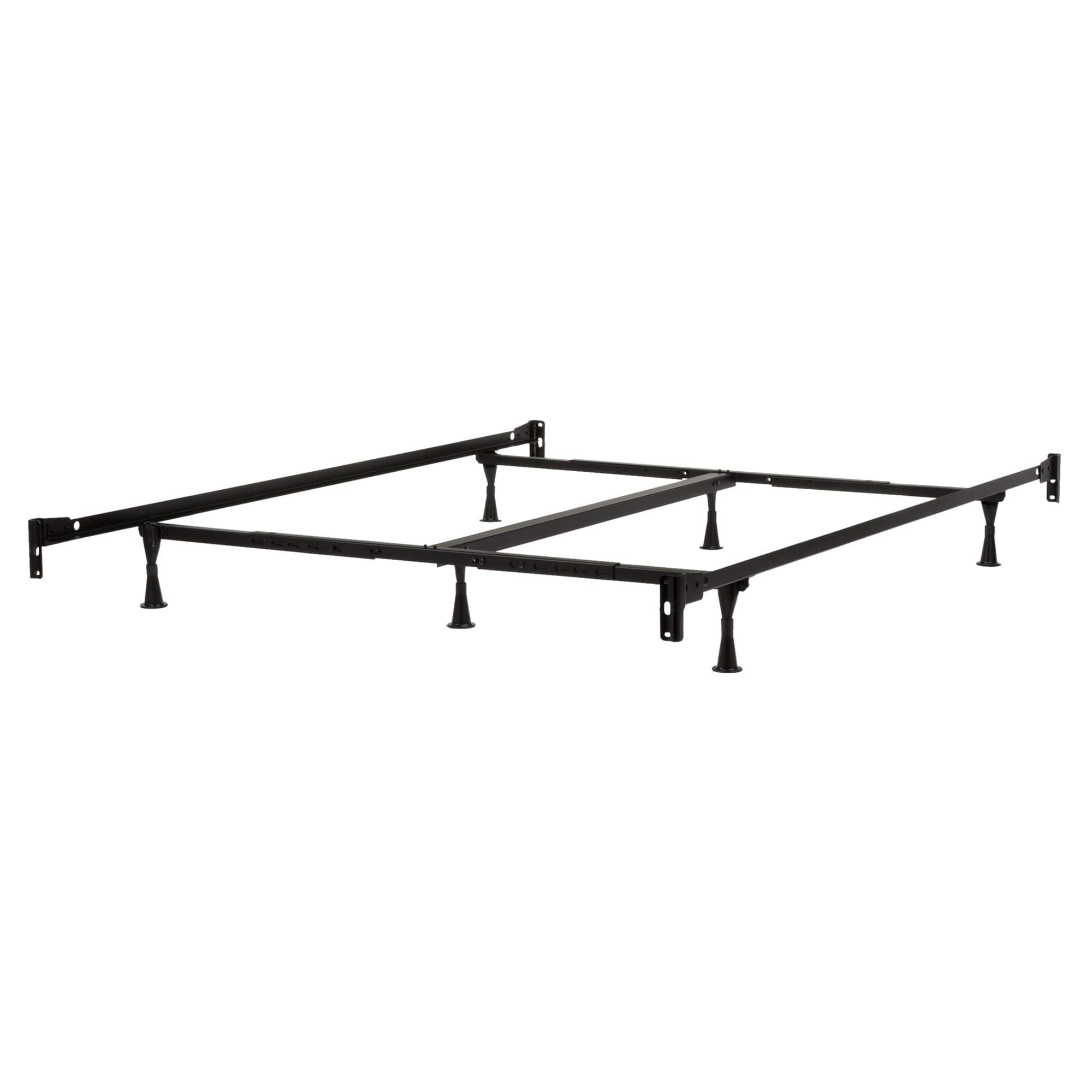 Dream Solutions USA Chiro Premier 2-Sided Orthopedic (Blue Color) Queen Mattress Set with Bed Frame Included - Spine Support, Longlasting Comfort