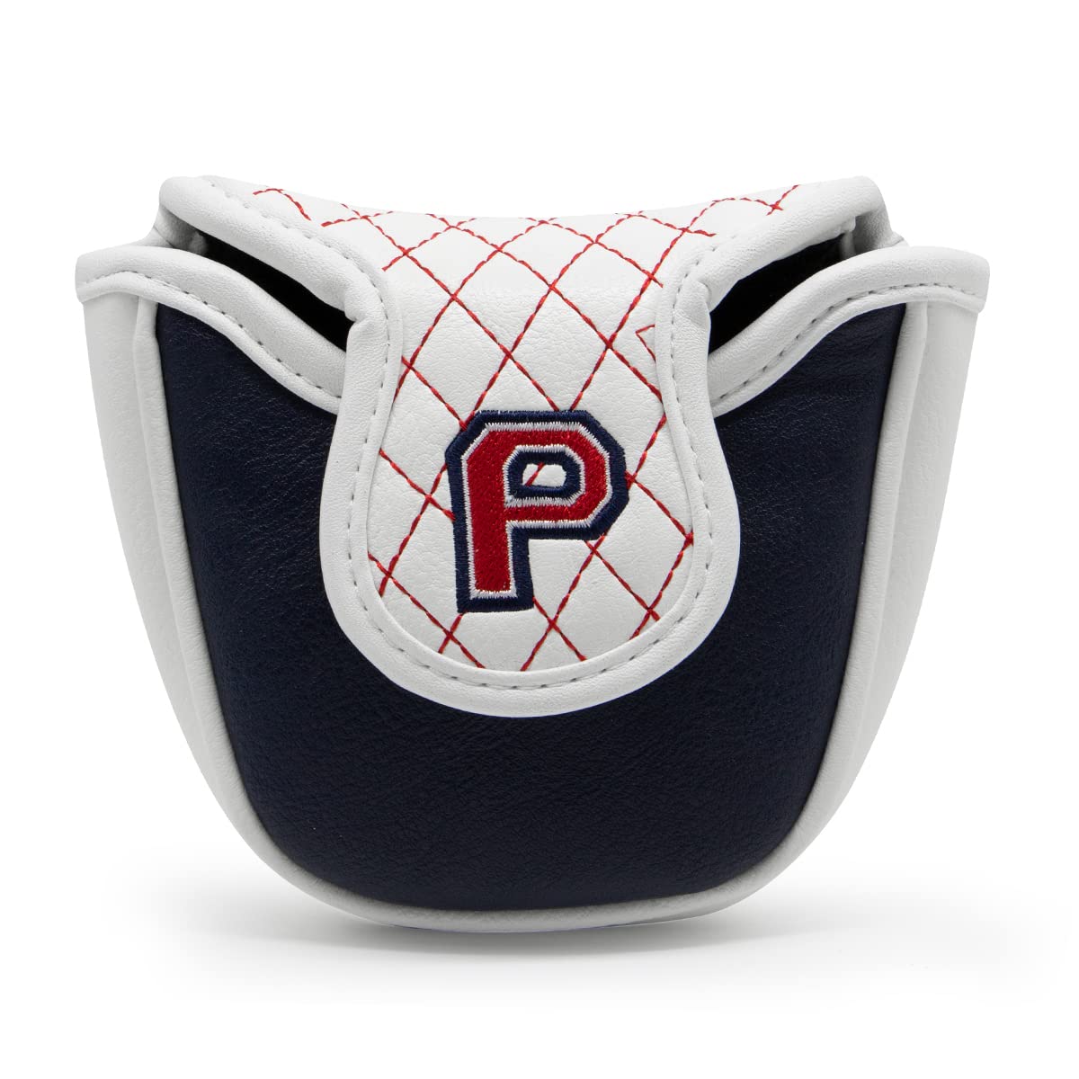 Barudan Golf Mallet Putter Headcover Magnetic Closure - USA - Patriotic Putter Cover Mallet - Synthetic Leather Golf Putter Head Covers Mallet