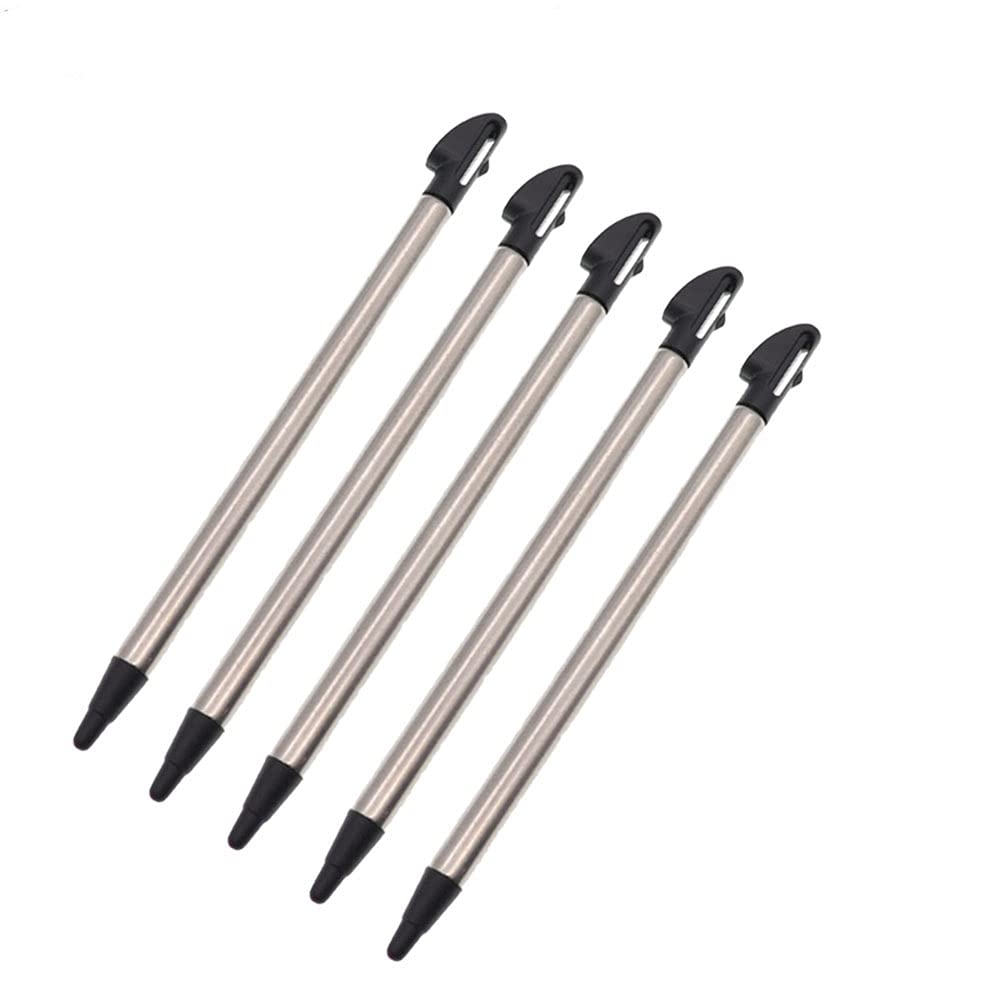 OCity Metal Telescopic Stylus Plastic Stylus Touch Screen Pen Replacement for Nintendo 2DS 3DS New 2DS LL XL New 3DS XL LL for NDSL NDSi (3DS XL)