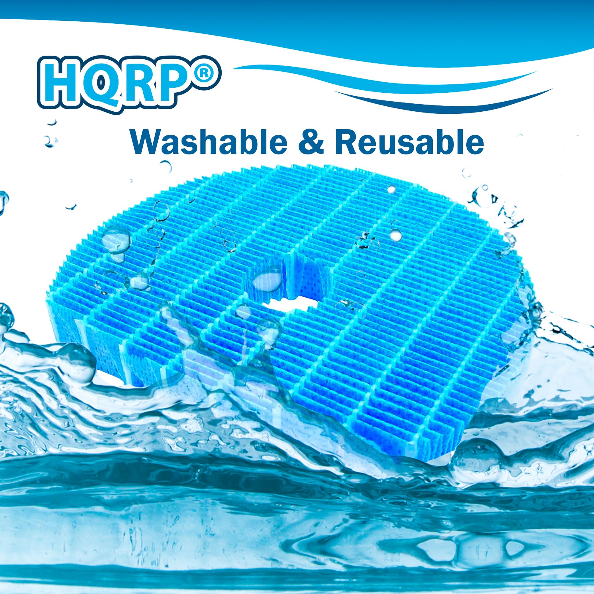HQRP Humidifying Filter Compatible with Sharp KC850U, KC860U, KC-C70U, KC-C100U, KC-C150U Humidifier, FZC100MFU Replacement