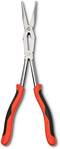 Crescent 2 Piece X2 Straight and Bent Long Nose Dual Material Plier Set - PSX204C , Red
