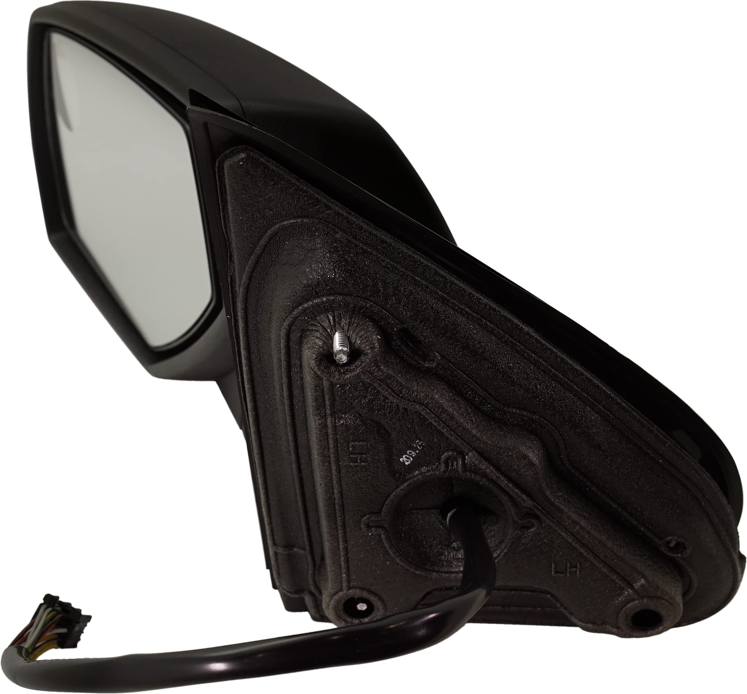 Kool Vue Driver Side Power Heated Mirror for Chevrolet Silverado 1500 GMC Sierra 1500 2014-2018 Power Fold With Signal Light, Memory & Puddle Lamp; Without Blind Spot Monitor Textured