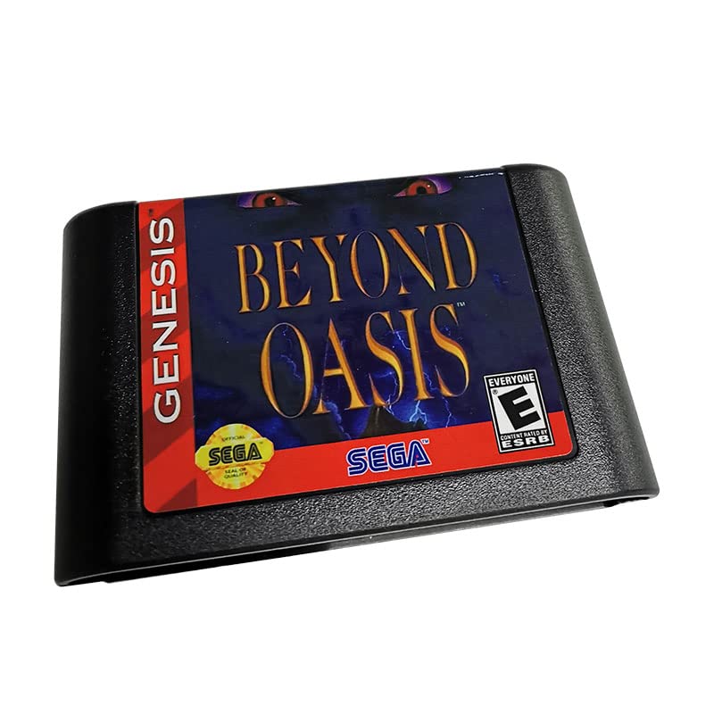 Beyond Oasis Video Game Card for Sega Megadrive Geneis Game Cartridge