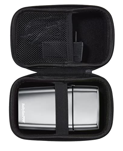 BaBylissPRO Barberology Professional Foil Shaver Case for Single or Double Shaver, Power Cord and Replacement Foils