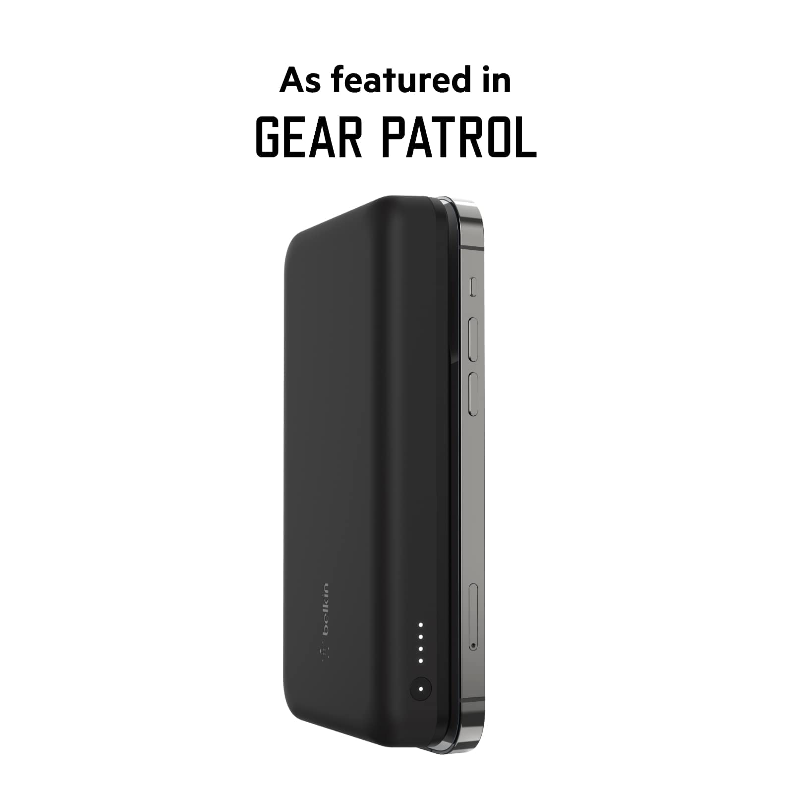 Belkin Wireless Portable Charger Power Bank with Magnetic Charging Compatible with MagSafe (10000 mAh)