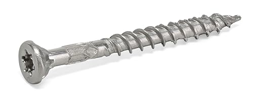 Power Pro Premium 305 Stainless Steel Wood Screws (#9 x 2") - 5lb Box