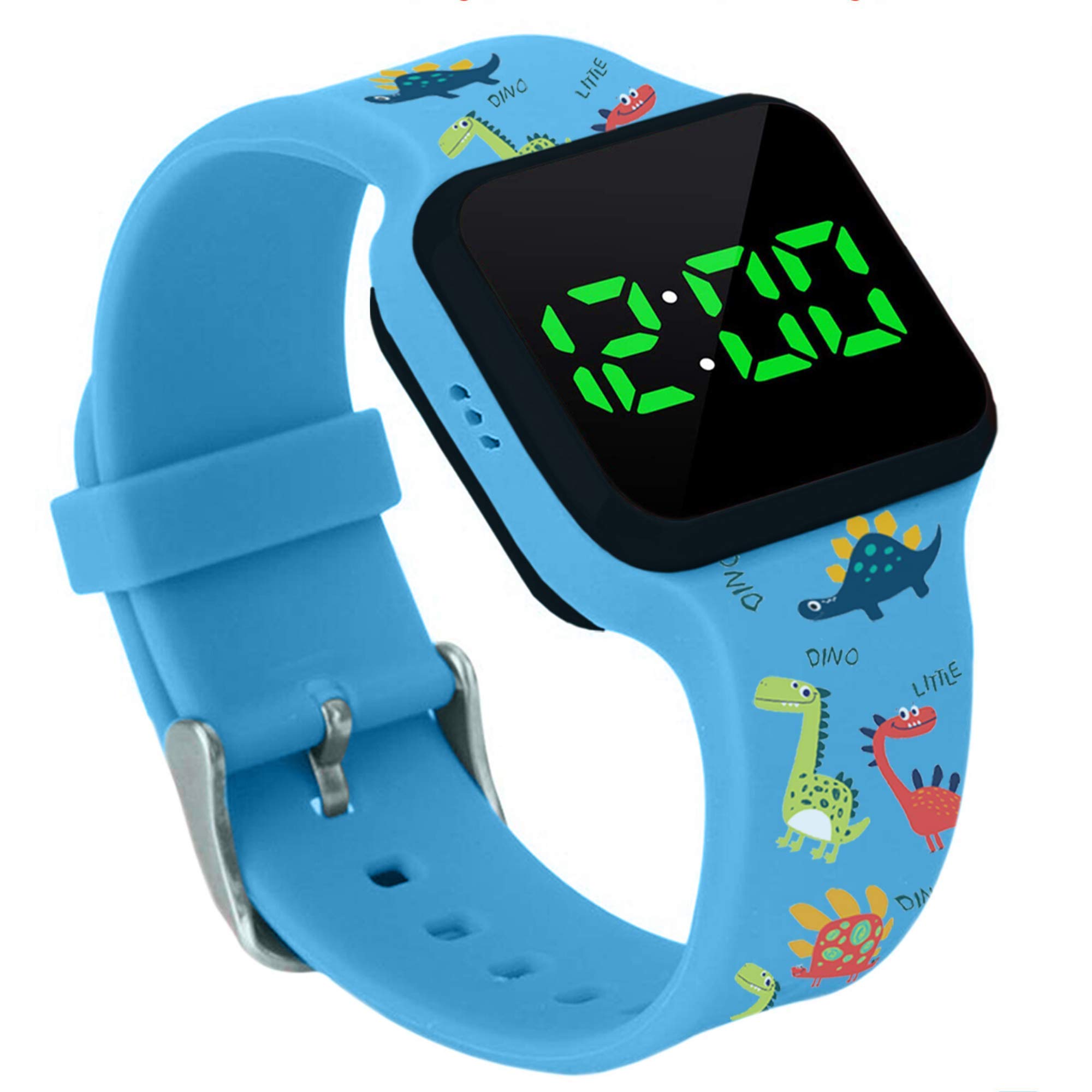 ATHENA FUTURES Potty Training Timer Watch with Flashing Lights and Music Tones and Potty Training Chart for Toddlers - Fun Animal Design