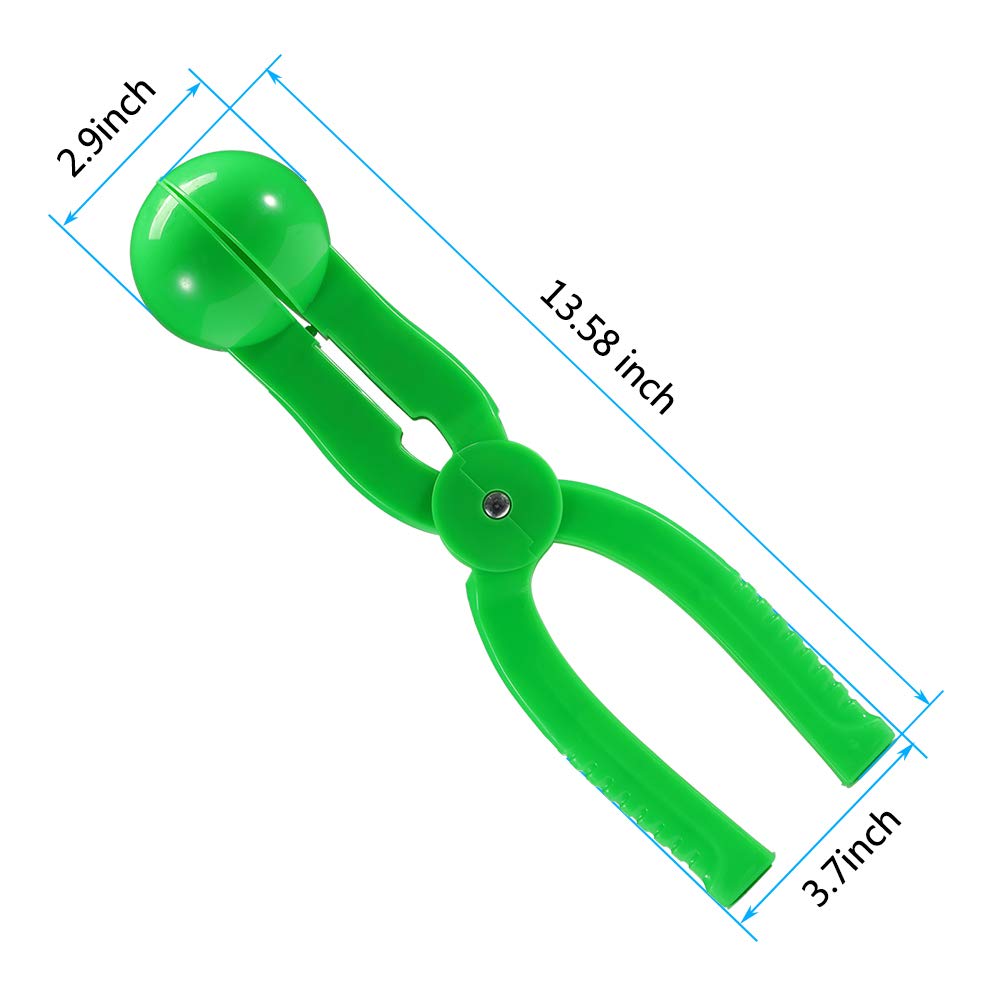 Boenoea Snowball Maker Tool with Handle for Snow Ball Fights for Kids