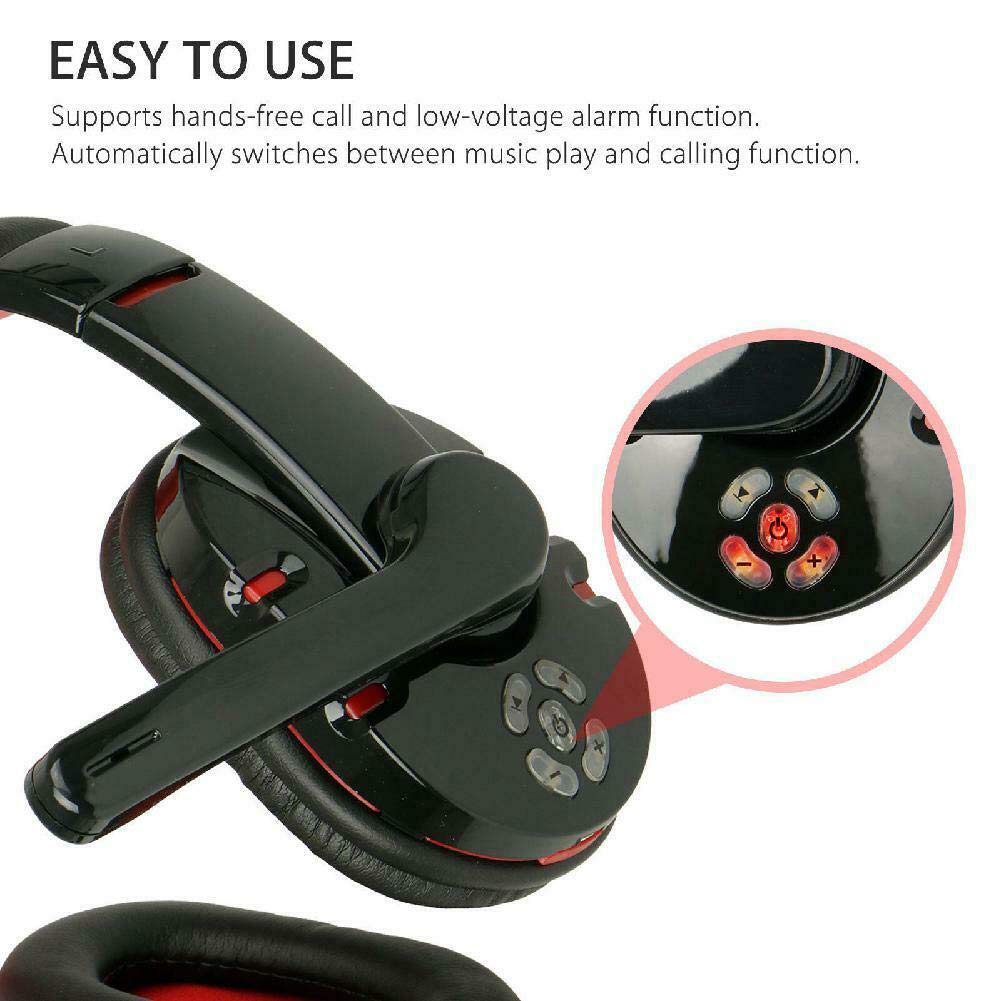 Bluetooth Headset V4.0 with Microphone Wireless PC Headphones CVC8.0 Noise Canceling On Ear for Computer Cell Phone, Call Center, Office Skype, Webinar,15 Hours Talk Time, Soft Earpad