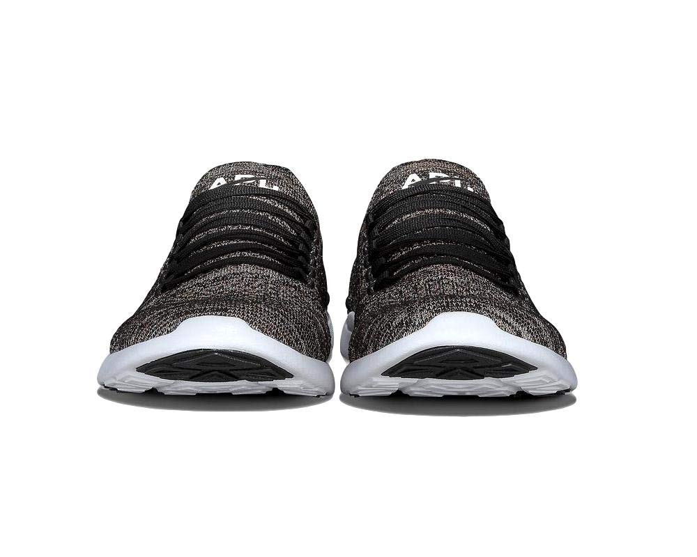 APL: Athletic Propulsion Labs Women's Techloom Breeze Sneaker, Black/Gold/Silver, 7
