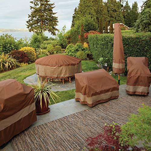 Duck Covers Ultimate Water-Resistant 60 Inch Square Table Cover, Outdoor Table Cover