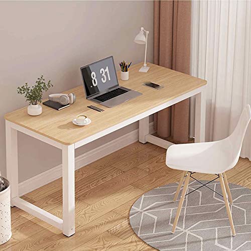 CZDYUF 110 x 60cm Office Desk Computer Table Laptop Metal Steel Frame Easy Assemable Home Office Workstation (Color : D)
