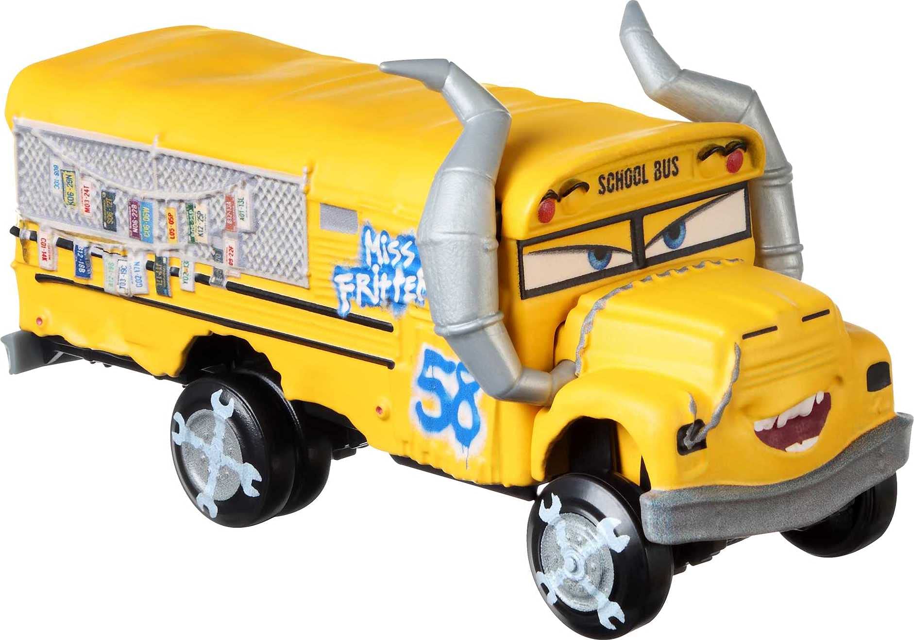 Disney Cars Toys Miss Fritter, Multicolor