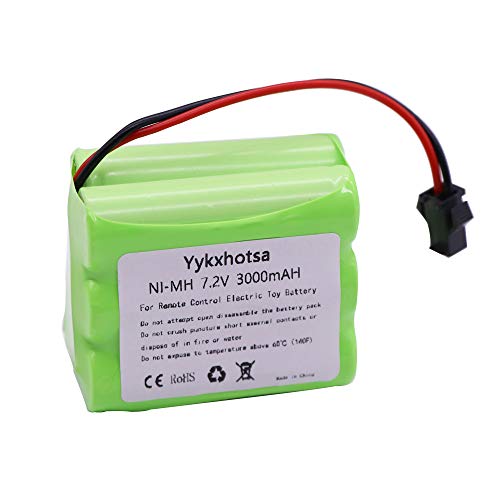 Parts & Accessories 7.2V 3000mah NI-MH Battery Pack X Model with Charger Set for Remote Control Electric Toy Tool Boat Toy Accessories 7.2V Battery - (Color: 1B EU)