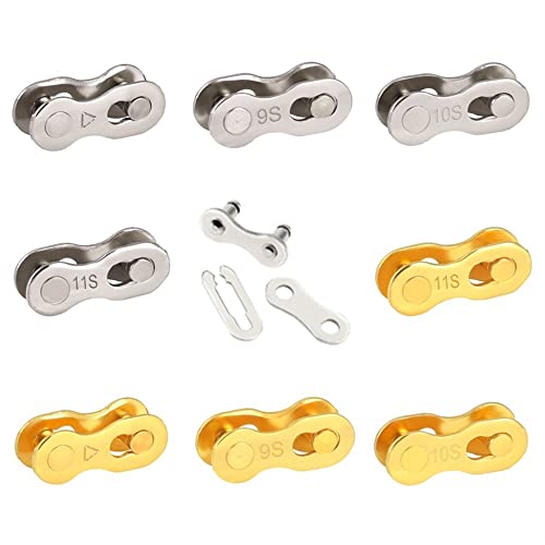 Bicycle Chain Links Single Speed Bicycle Chain Link Connectors Quick Release Master Chain Links Chain Links Mountain Bike Accessories Bike Parts (Color : C)