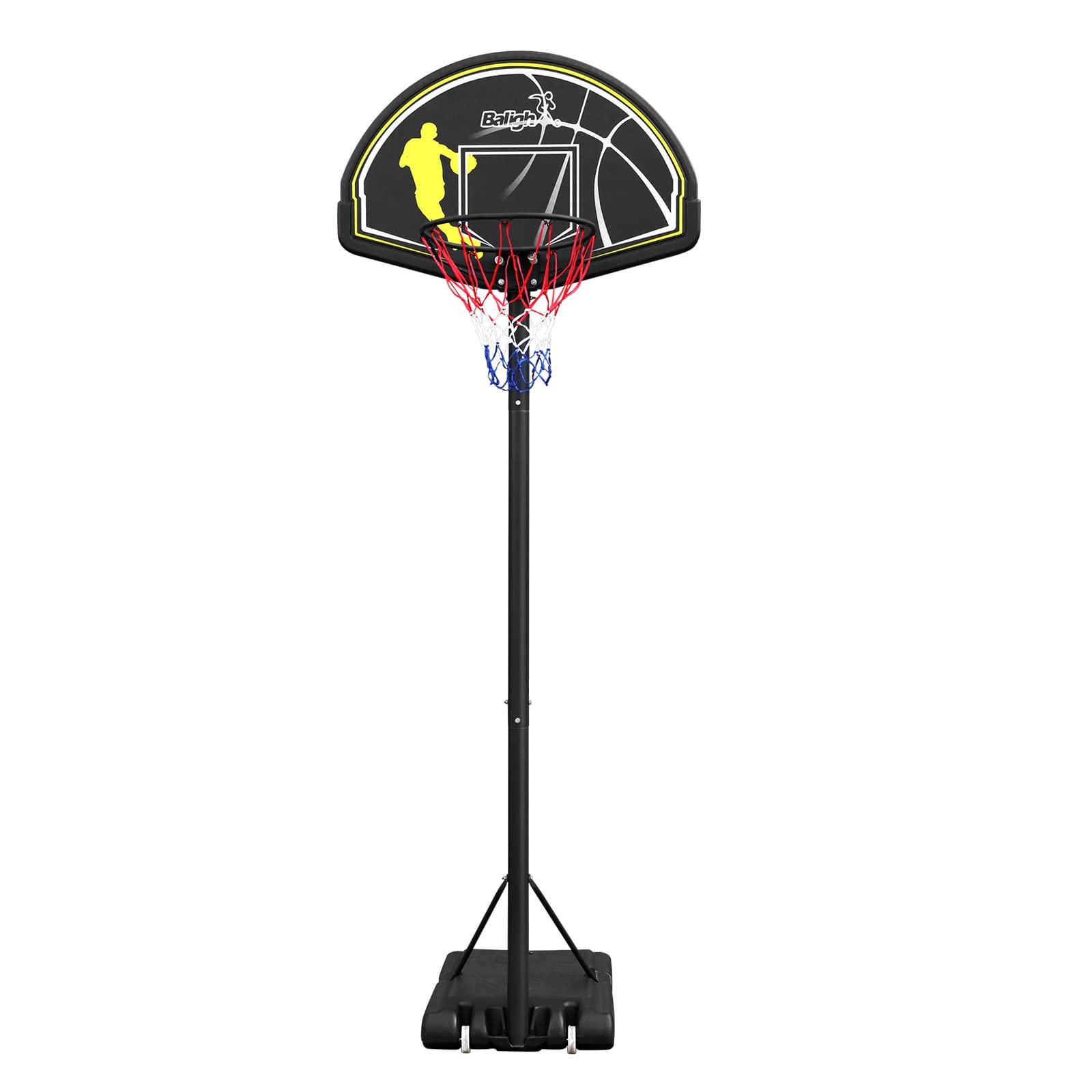 Basketball Hoop Outdoor,44" Protable Basketball System,7.5 to 10 ft High Adjustable,for Outdoor Sport