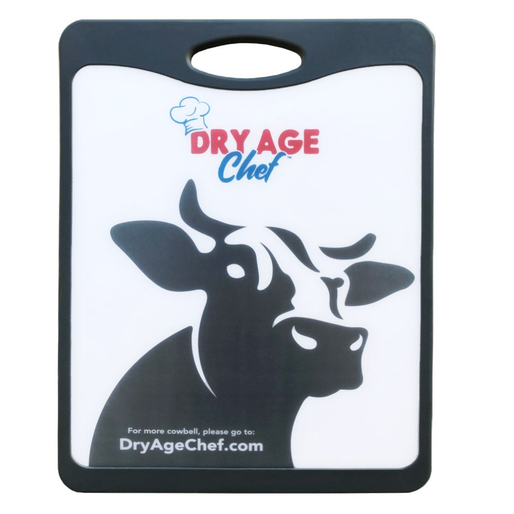 Dry Age Chef German Stainless Steel Chef/Butcher Knife & Hybrid Cutting Board Combo