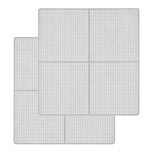 COSORI Food Dehydrator Machine Mesh Screens, 2Pack, White & Food Dehydrator Machine Fruit Roll Sheets, BPA-Free Plastic Tray Liners, 2 Pack, White