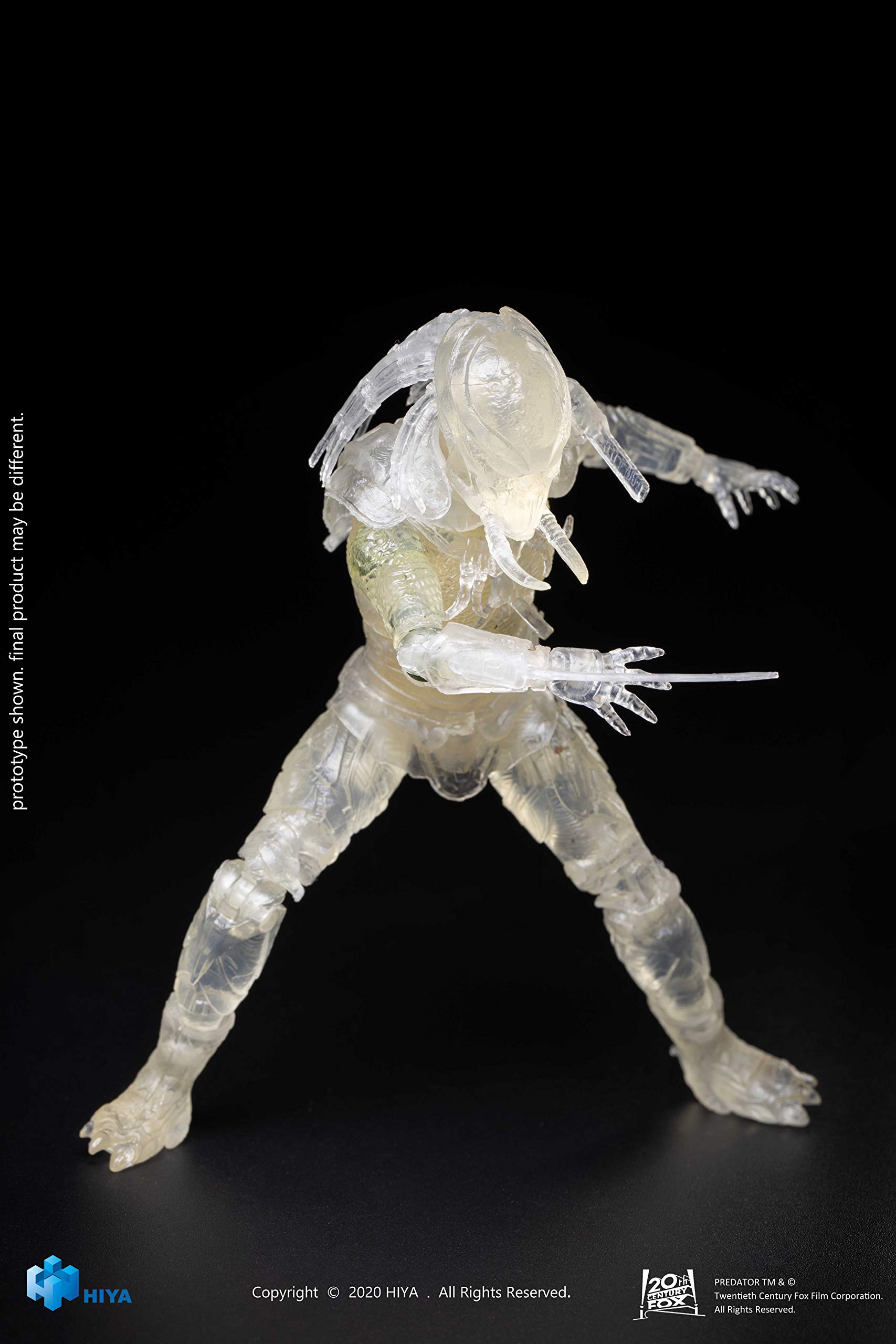 Hiya Toys Predators: Invisible Tracker Predator 1:18 Scale Action Figure, Multicolor