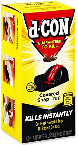 d - CON Ultra Set Covered Snap Trap 1 Ct. (Pack of 5) for Mouse