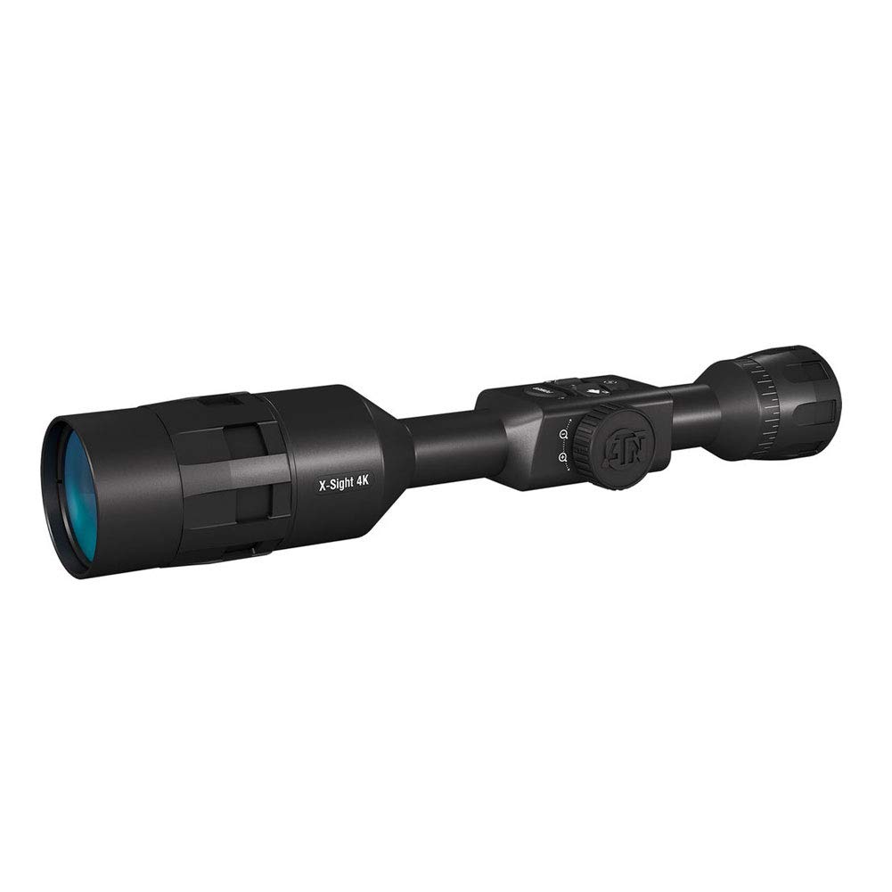 ATN X-Sight 4K Buck Hunter Smart Daytime Riflescope 5-20x - Ultra HD 4K technology, Superb Optics, Full HD Video, 18+ hrs Battery, Ballistic Calculator, Rangefinder, WiFi, E-Compass, Barometer , Black