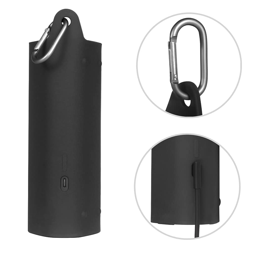AZTOPA Silicone Case Protective Skin Sleeve Cover for Sonos Roam Portable Bluetooth Speaker - Black