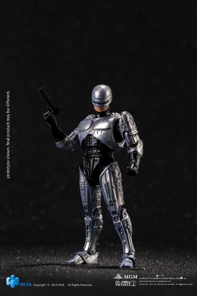 Hiya Toys Robocop (1987): Robocop 1:18 Scale Action Figure, Multicolor