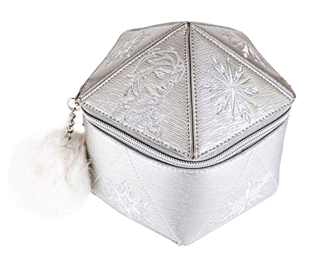 Disney Danielle Nicole Frozen 2 Hexagon Crossbody Bag, Silver