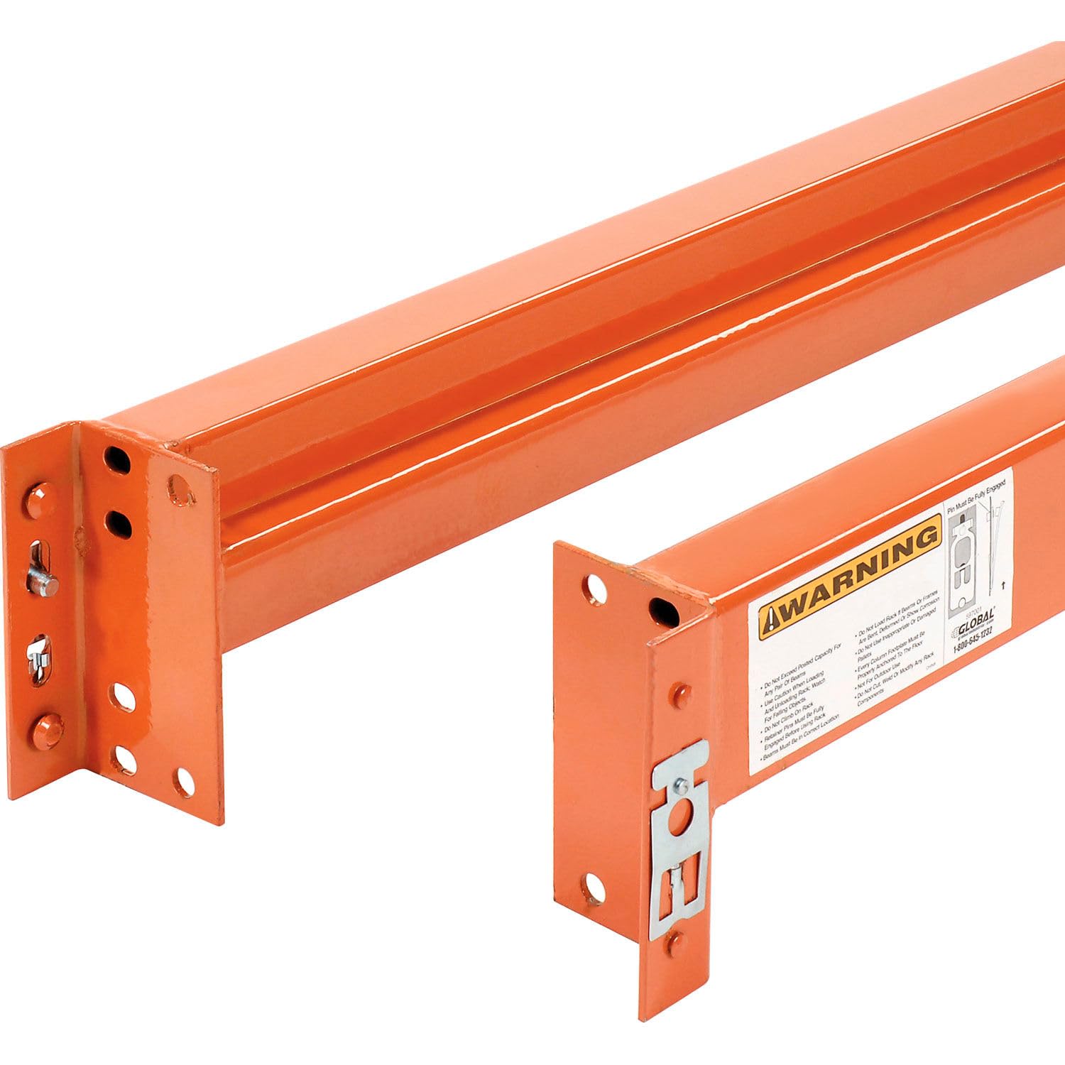 Global Industrial Teardrop Pallet Rack Starter, 96"W x 42"D x 120"H