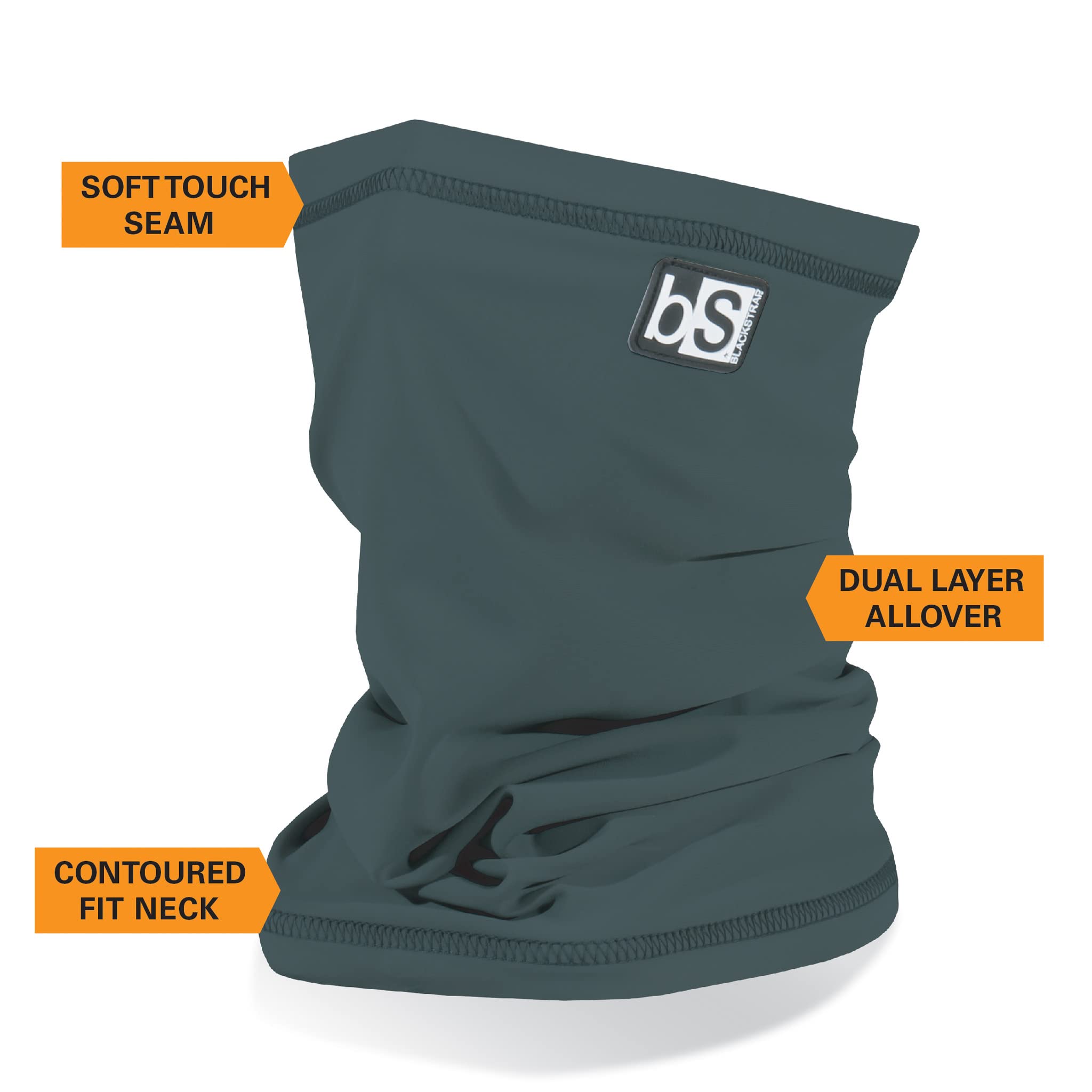 BLACKSTRAP The Tube, Dual Layer Cold Weather Neck Gaiter and Warmer for Men and Women (Granite)