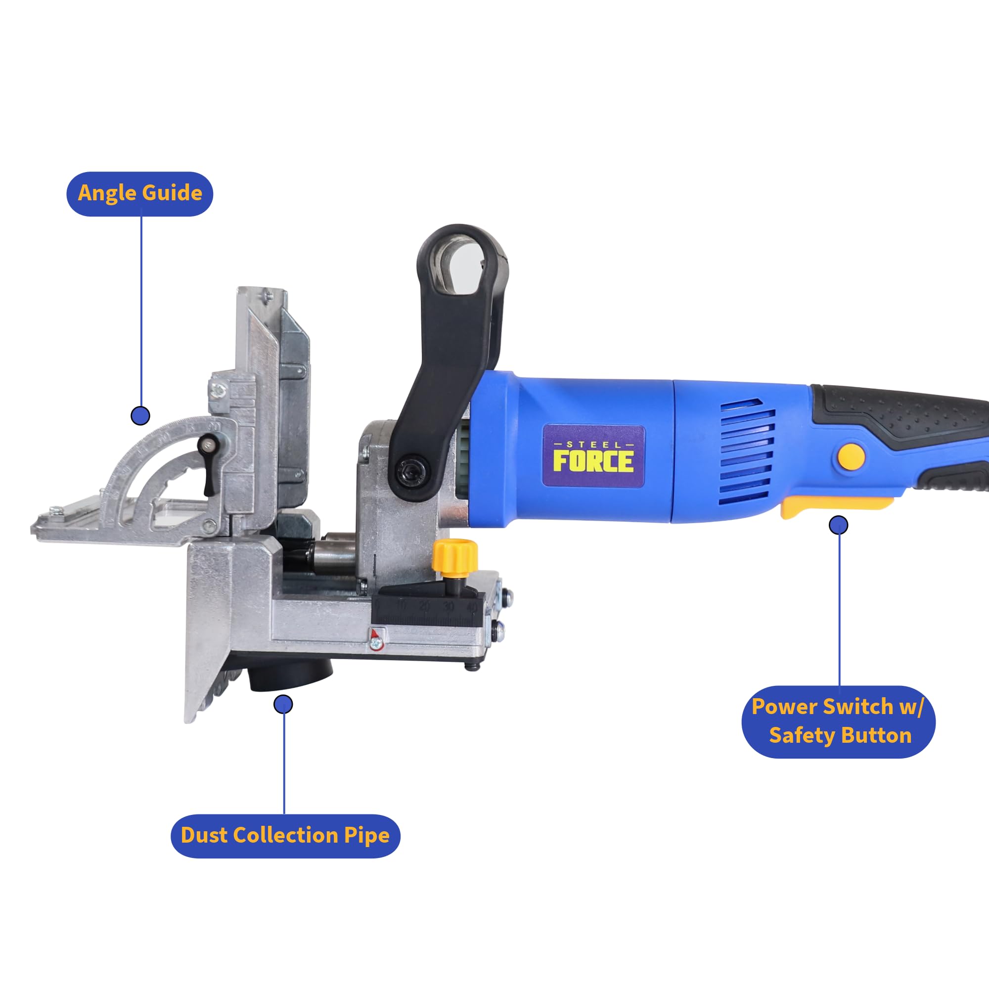 Steel Force DJ710 Dual Spindle Dowel Jointer,Wood Dowels Joiner 710W 120V 60Hz