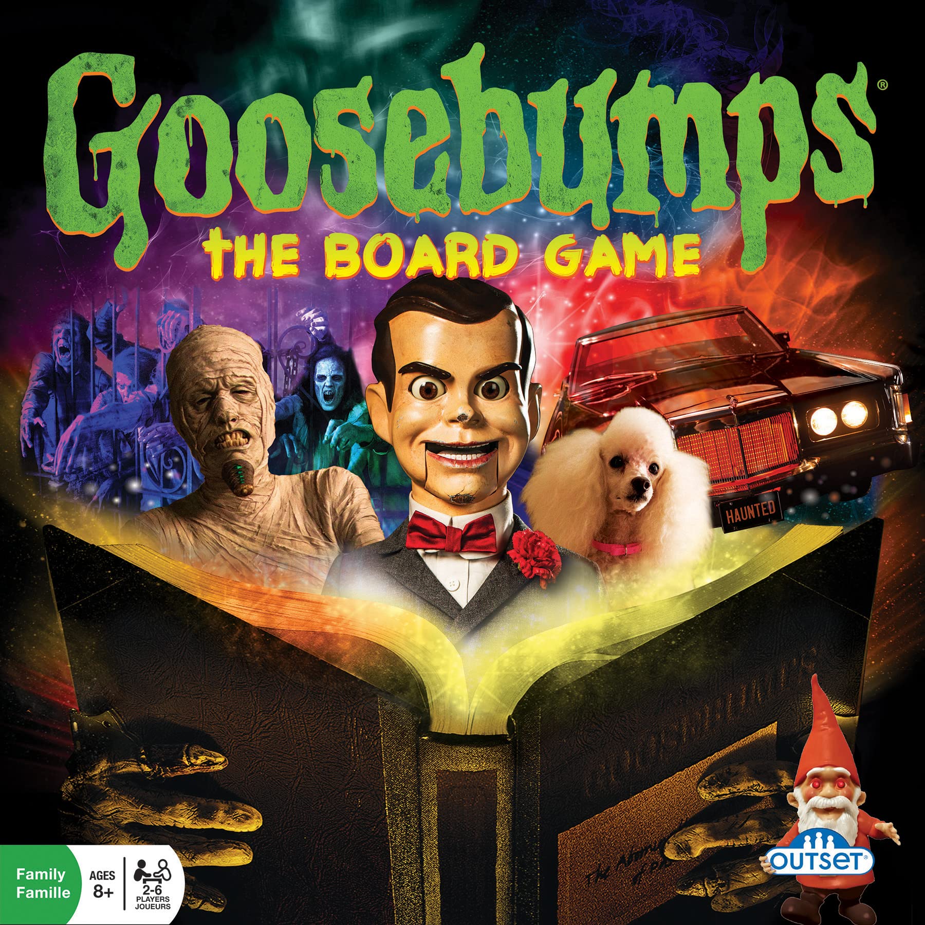 Goosebumps The Board Game - Family Board Game - Based on Books and Movie - Easy and Entertaining to Play - for 2-6 Players - Ages 8 and up