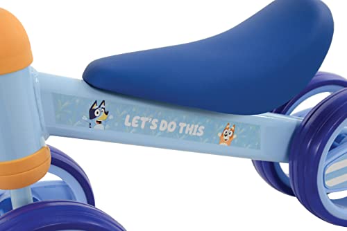 Bluey Bobble Ride-On Toy - CharacterFAVOURITES Officially Licensed with Bluey and Friends! Robust, Comfortable, and Ideal for Imaginative Play - Suitable for Ages 1+, 37cm x 17cm x 47cm
