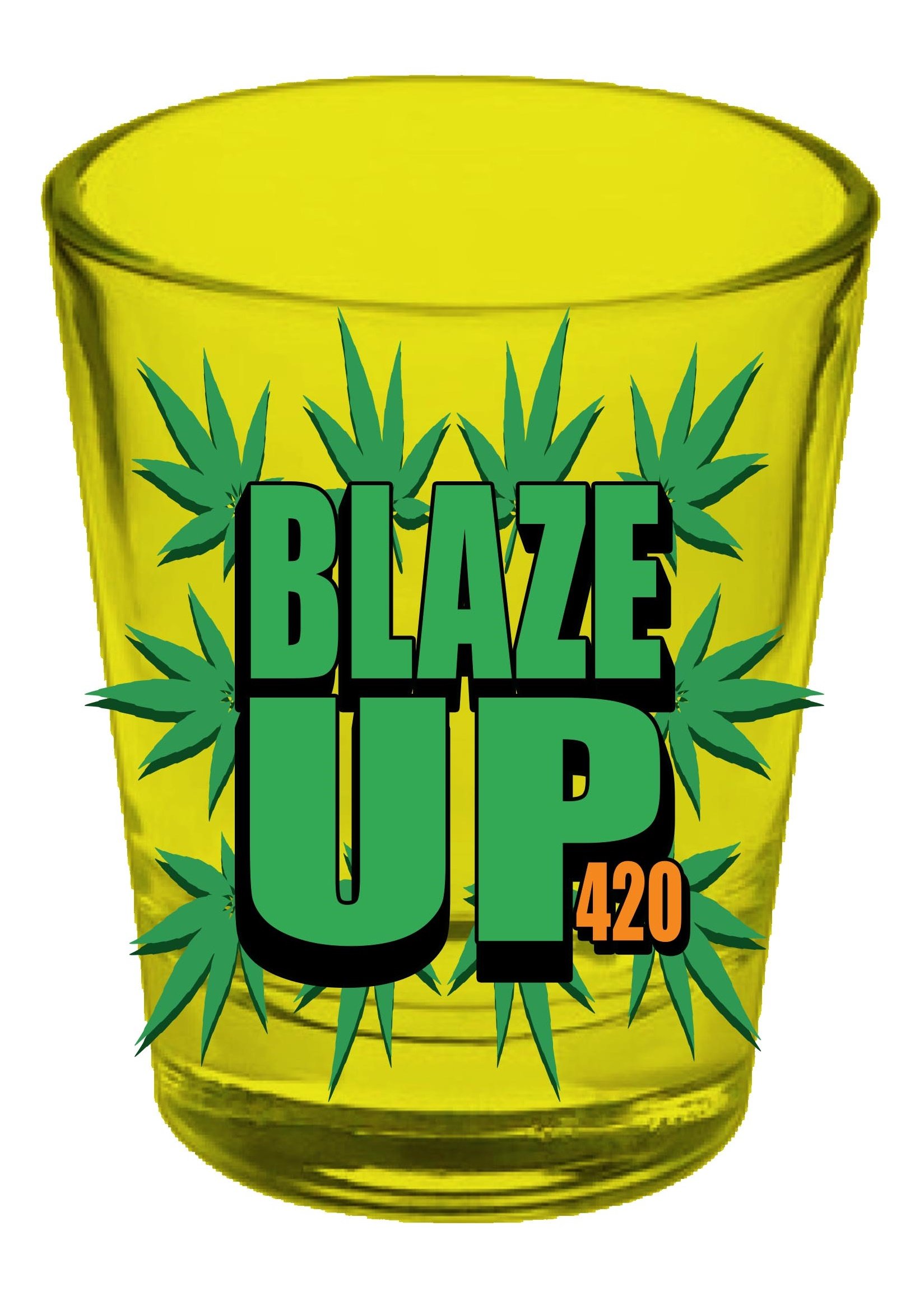Blaze Up Shot Glass