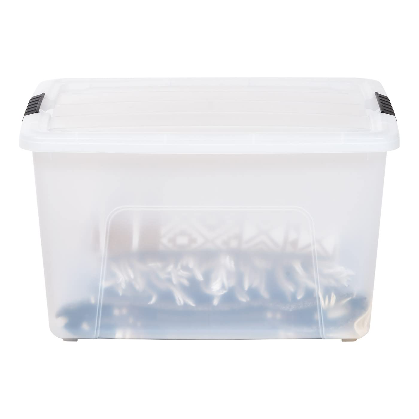 IRIS USA, Inc. 60 Quart Stack & Pull Box, 8 Pack, Natural