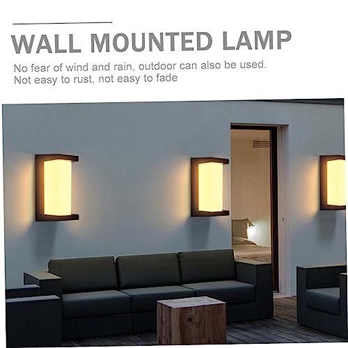Uonlytech Garden Wall Light Exterior Outdoor Wall Lights Outdoor Sconces Wall Lighting Outdoor Landscape Lights Landscape Lights for Lawn Bathroom Night Light LED Wall Lights Yard Light LED