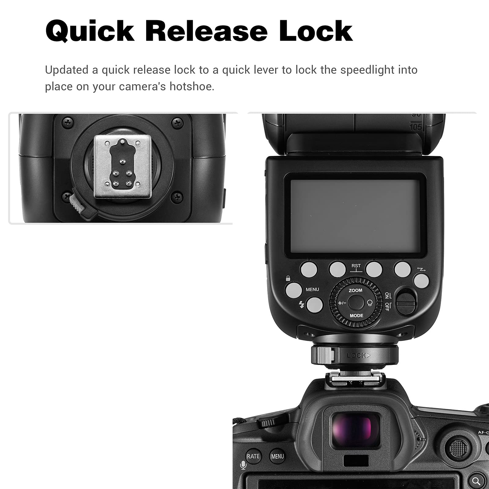 Godox Camera Flash Speedlight V860III-C for Canon [Upgraded Li-on Battery] Compatible with Canon Digital Cameras 6D 7D 50D 60D 500D 550D 600D 650D 1000D 1100D 1DX 580EX II 5D Mark II III