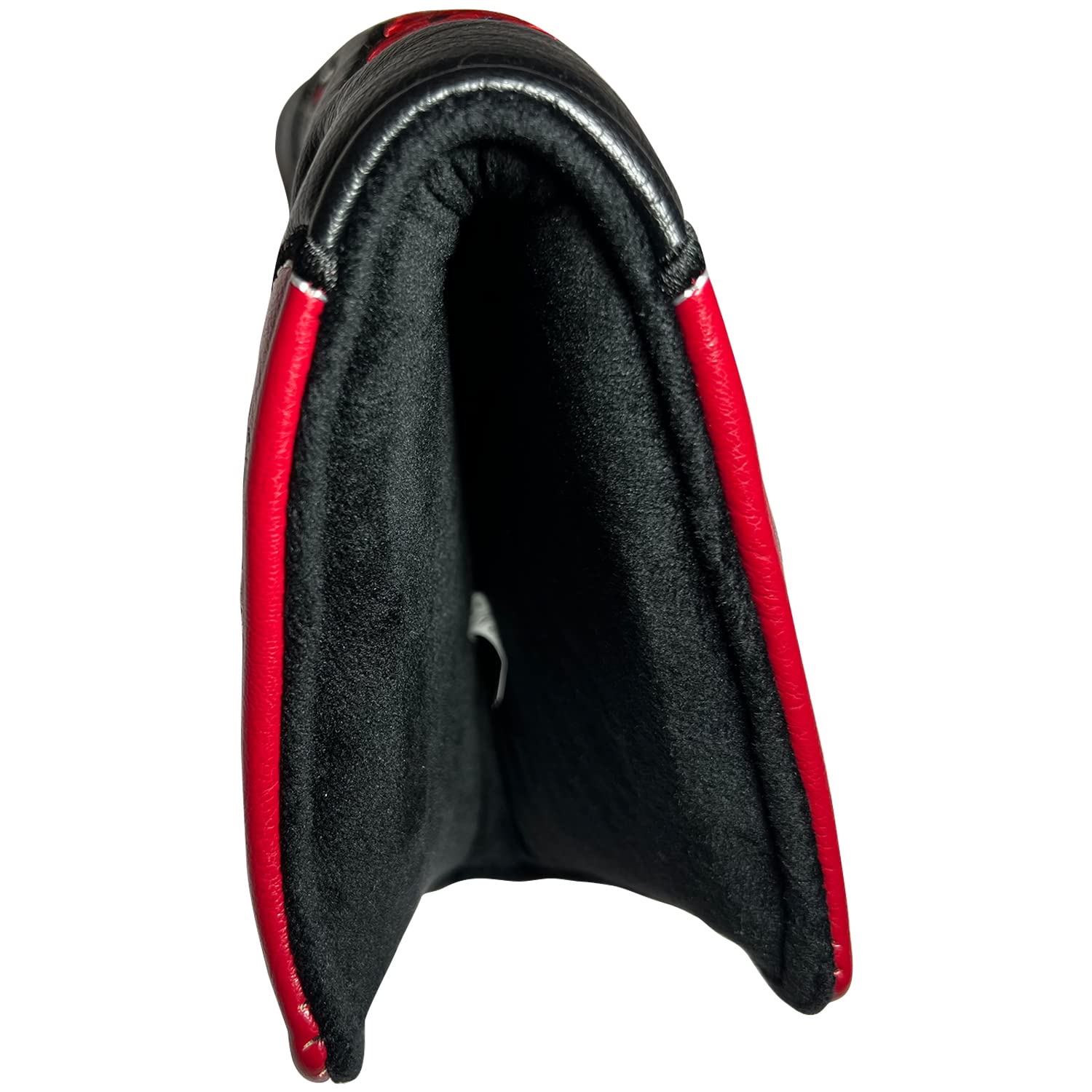 Blade Putter Head Cover Golf Red Putter Headcover for Blade Style Putters Magnetic Bulldogs Blade Putter Headcovers
